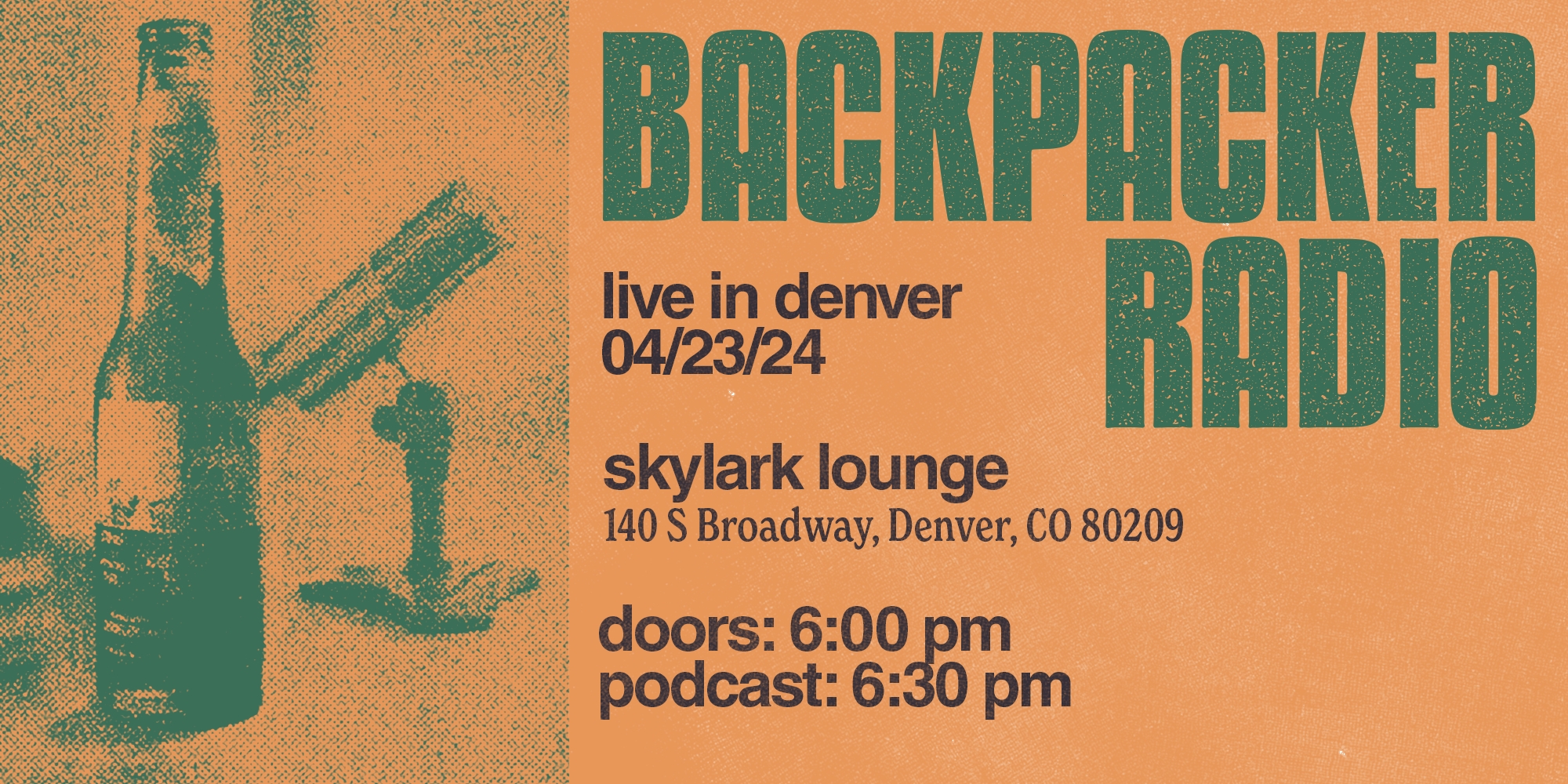 Backpacker Radio LIVE in Denver on April 23rd! - The Trek Backpacker Radio LIVE in Denver on April 23rd! - The Trek