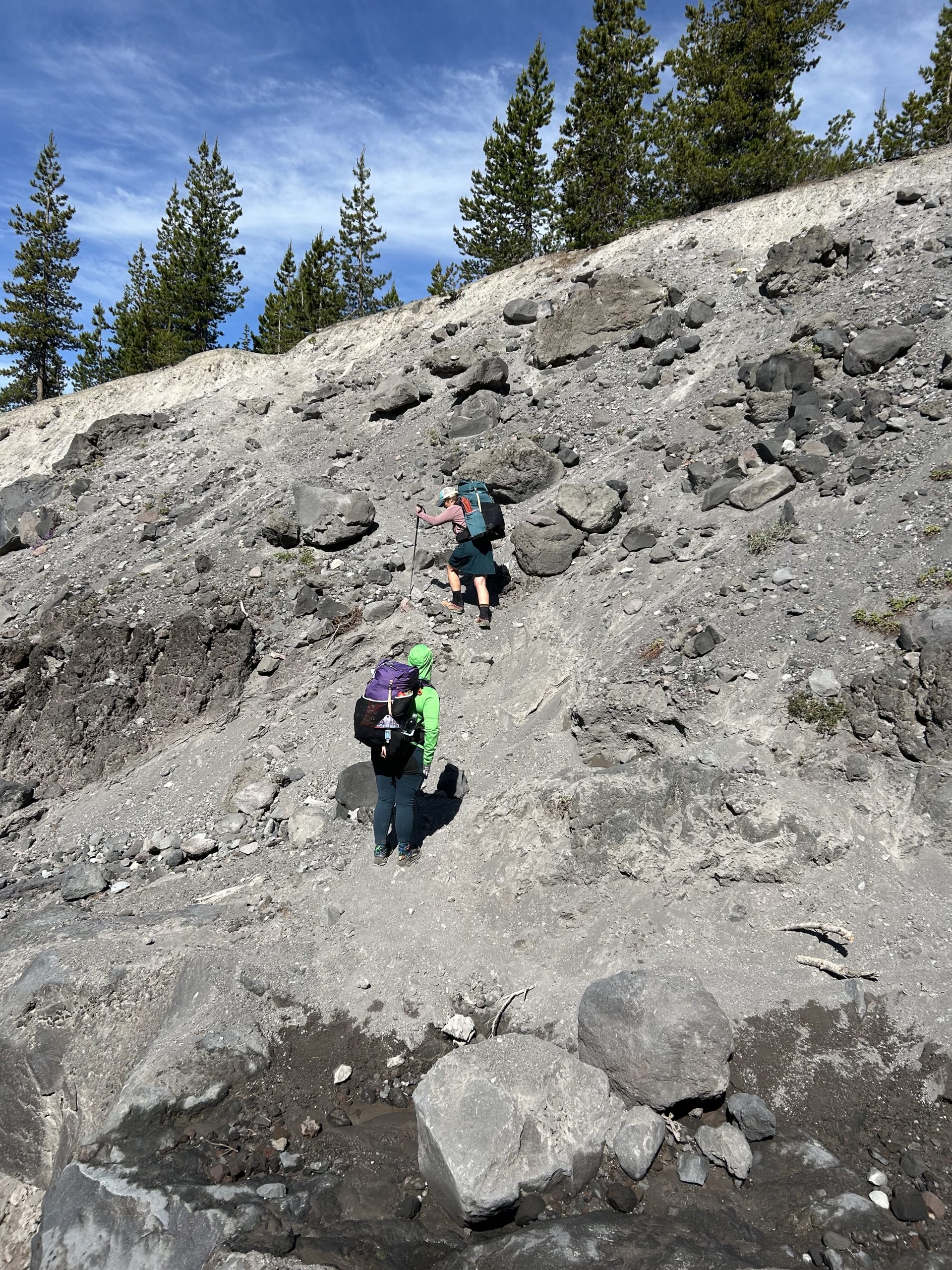 The Loowit Trail: Logistics and Day 1 - The Trek