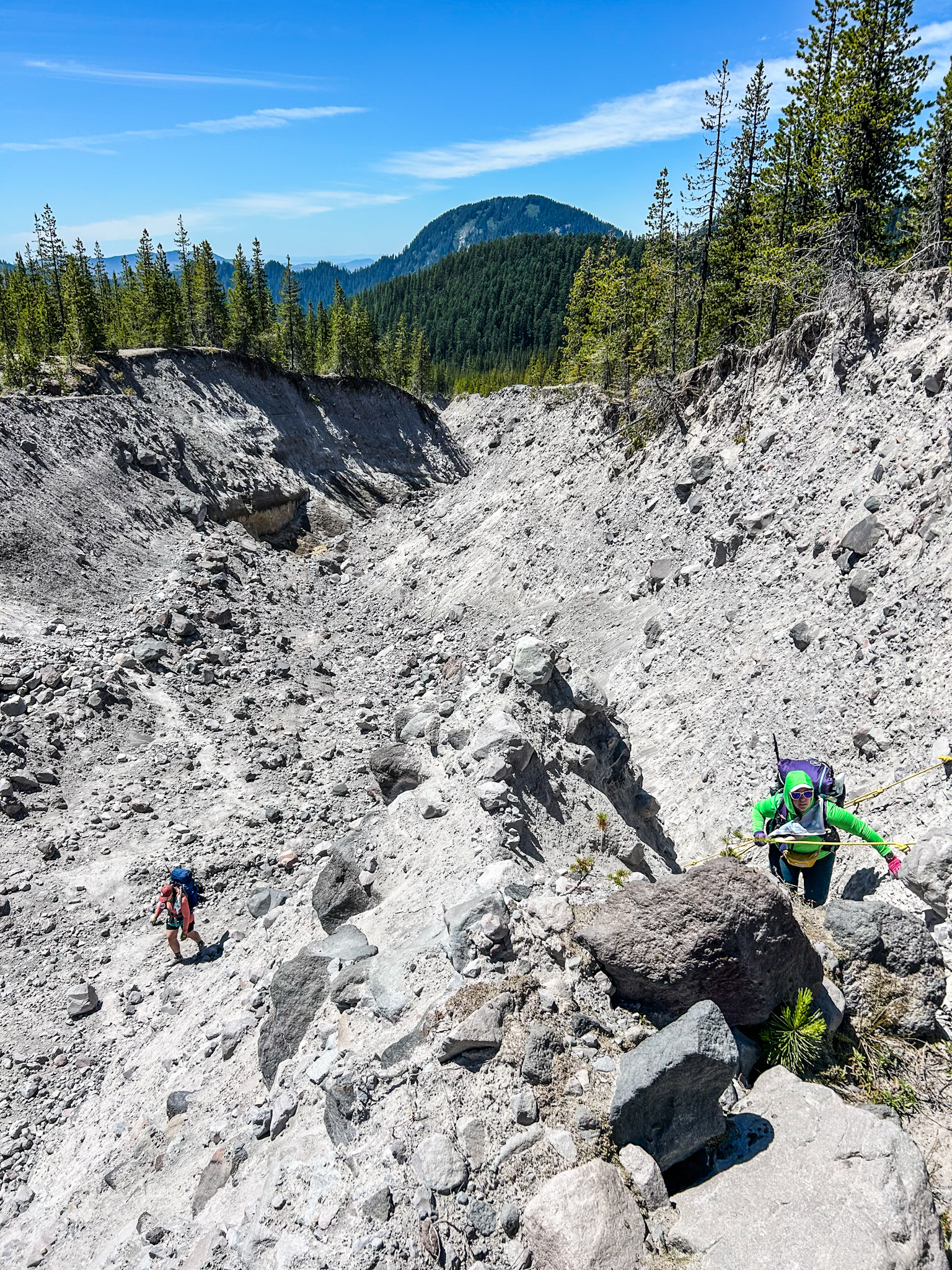 The Loowit Trail: Logistics and Day 1 - The Trek