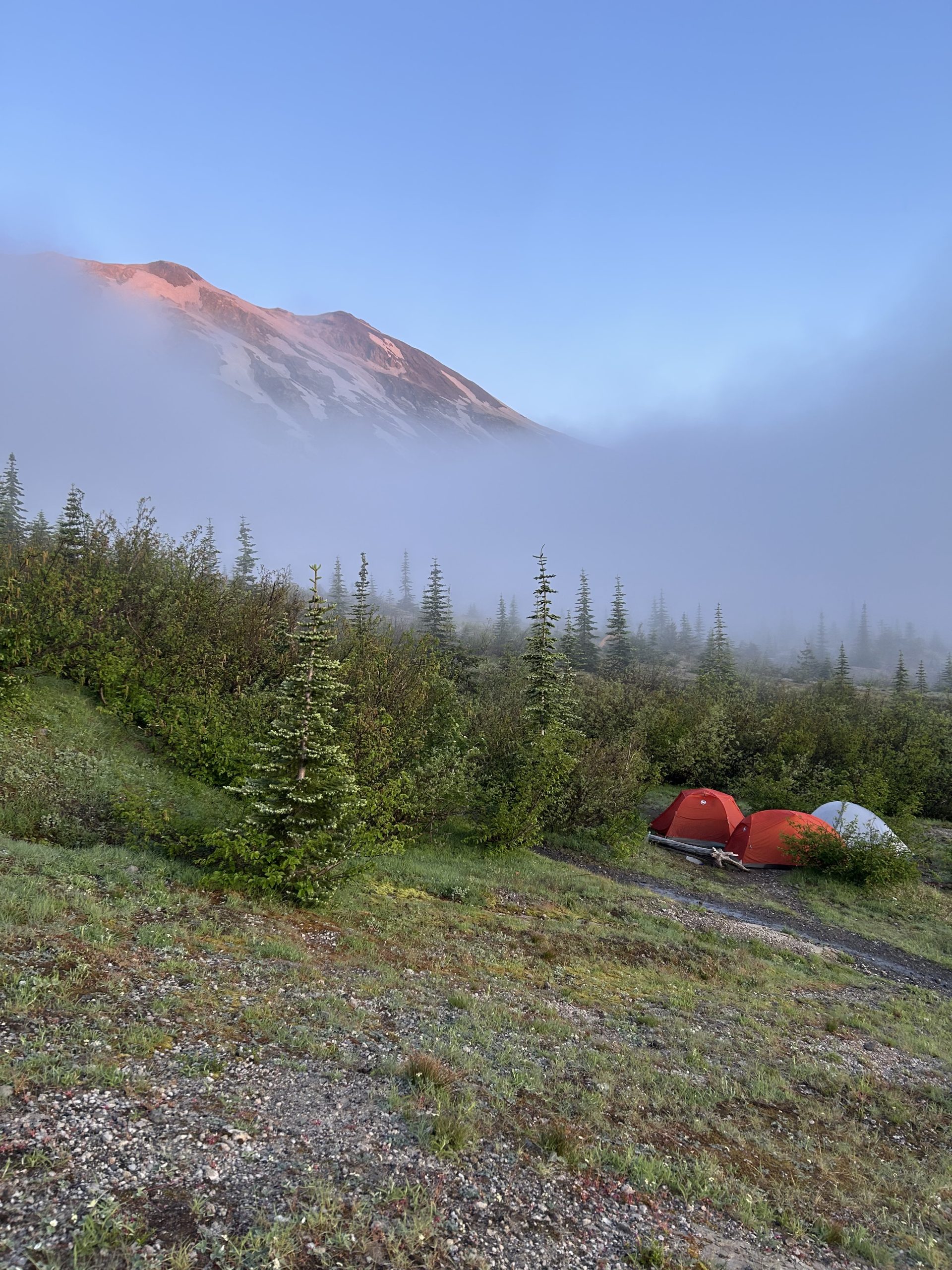 Last Day on the Loowit Trail - The Trek